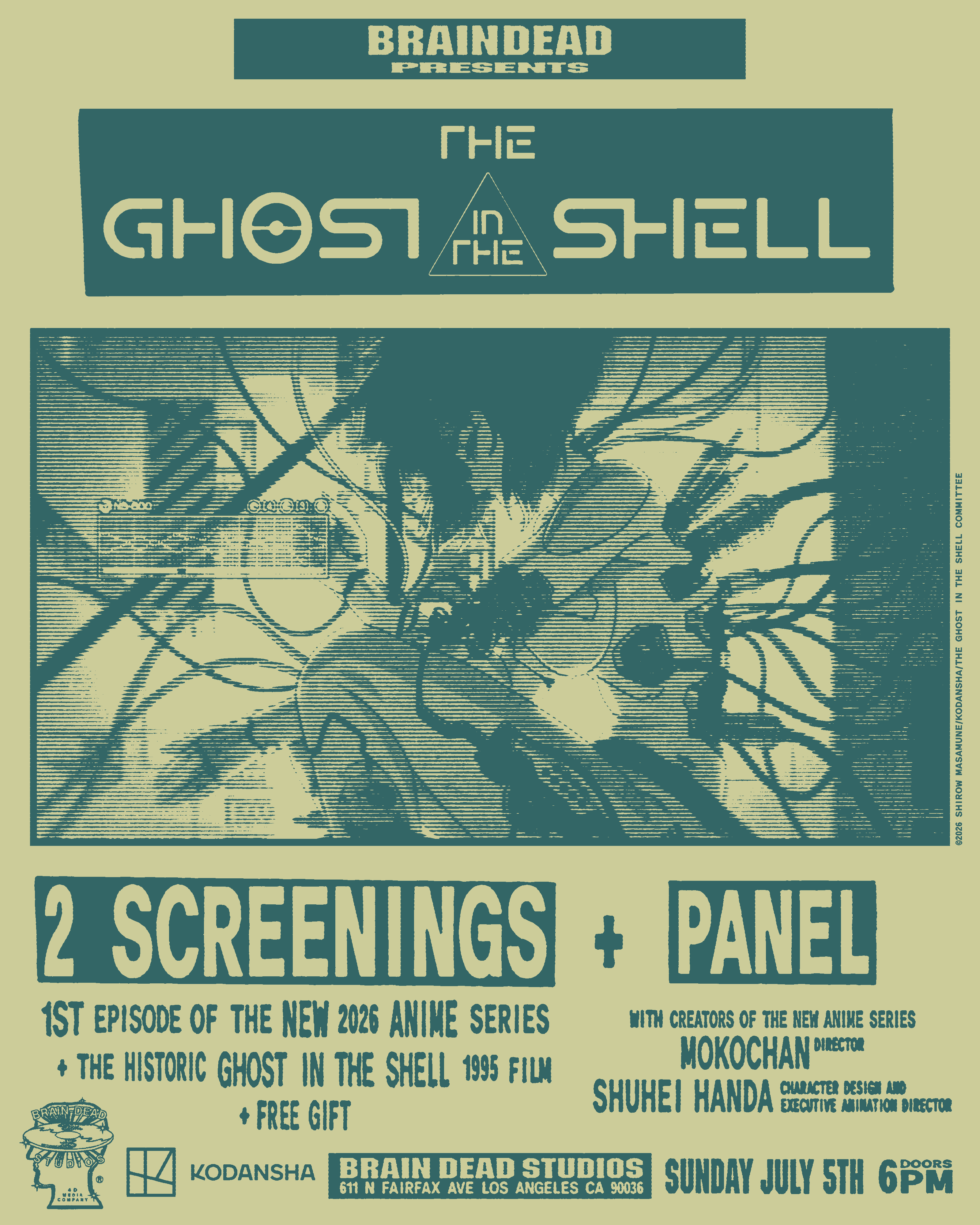 『攻殻機動隊 THE GHOST IN THE SHELL』エピソード1の先行プレビュー＆限定トークセッションが、LAのBrain Dead ...